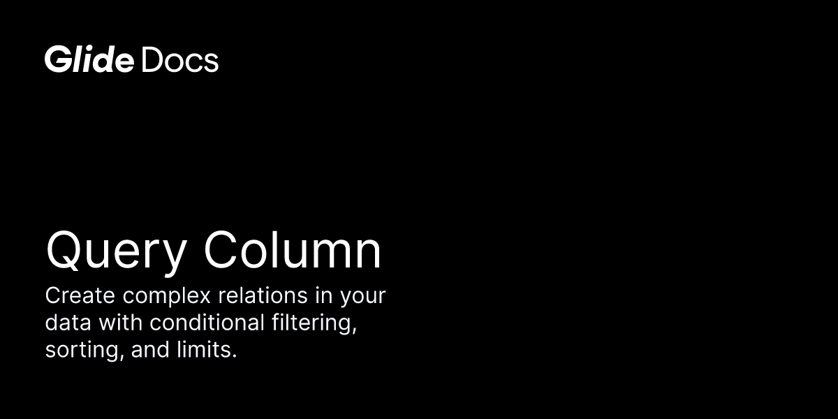 Query Column